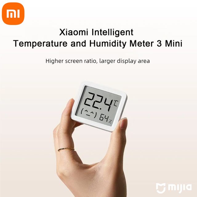 XIAOMI Mijia Smart Temperature Humidity Sensor 3 MINI Bluetooth ...